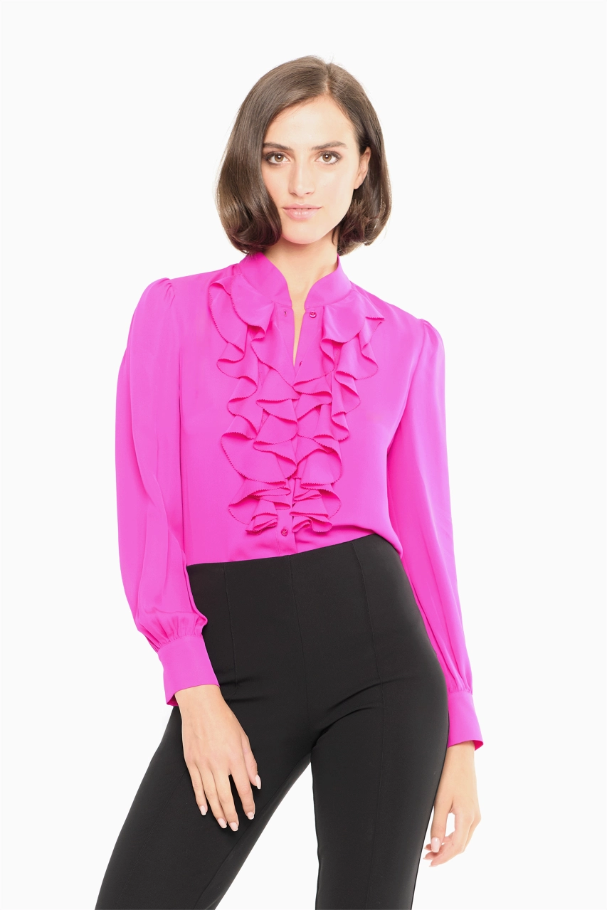 Selena Blouse in Fuchsia